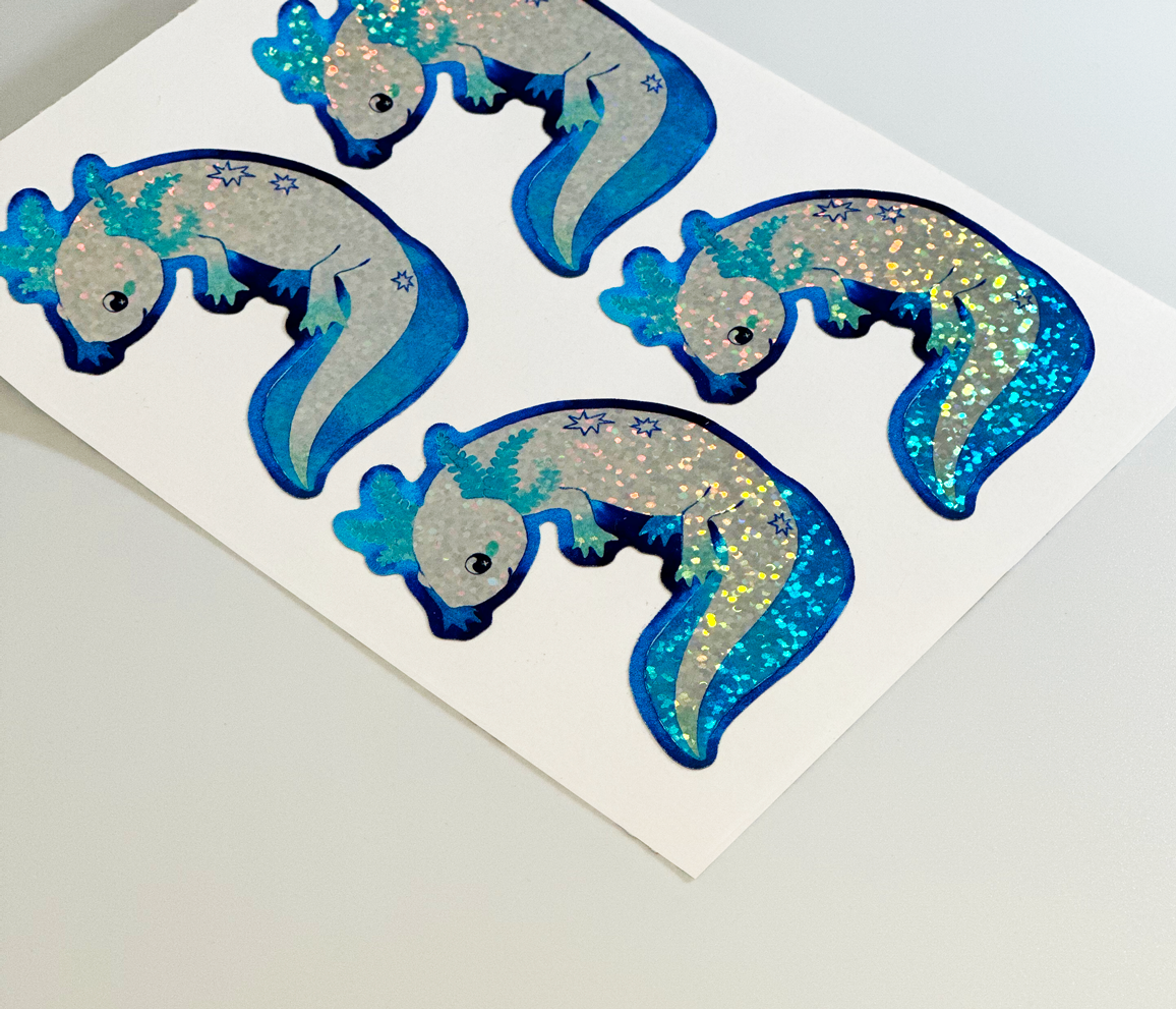 Glitter Vinyl Stickers - Glitter Effect Die Cut Stickers | StickerShop