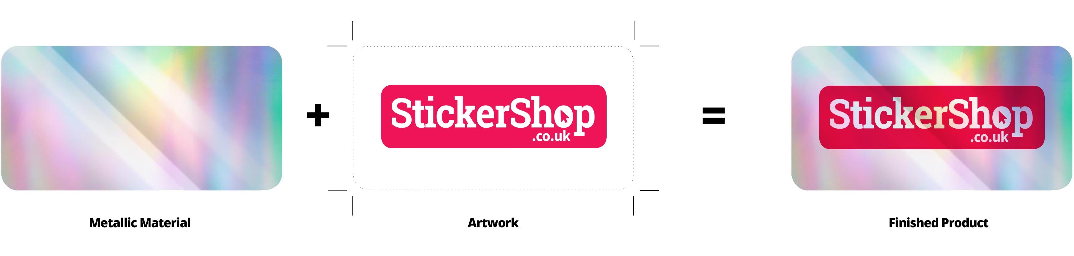 Holographic Rainbow Vinyl Stickers | StickerShop